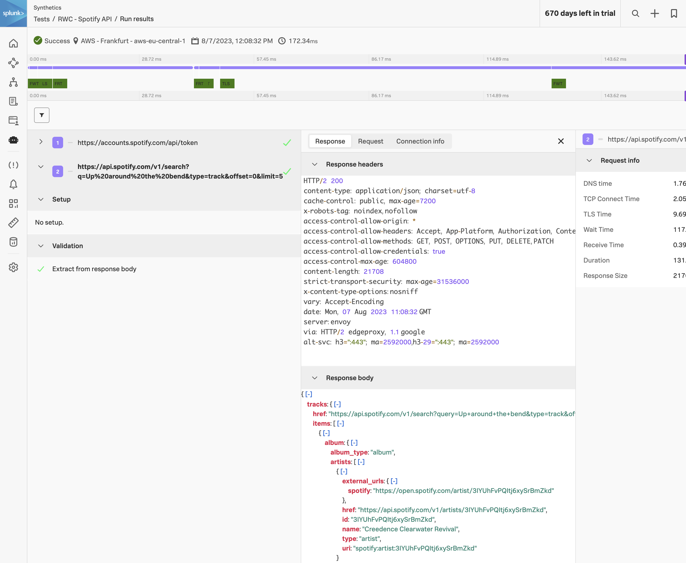 結果の表示 :: Splunk Observability Cloud Workshops