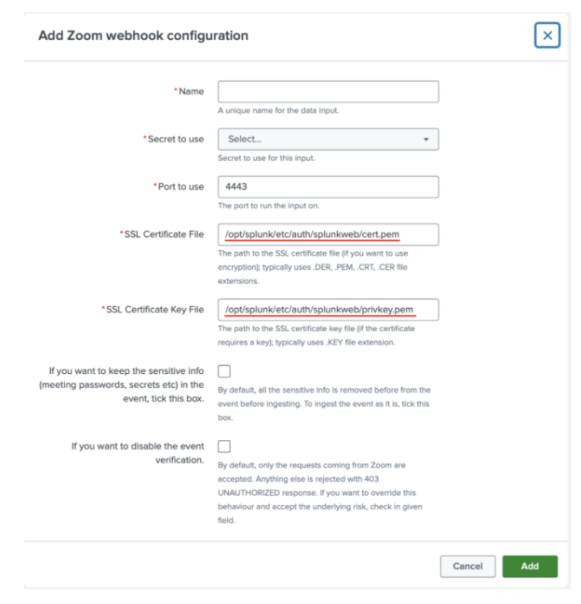 Troubleshoot Splunk Connect for Zoom - Splunk Connect for Zoom